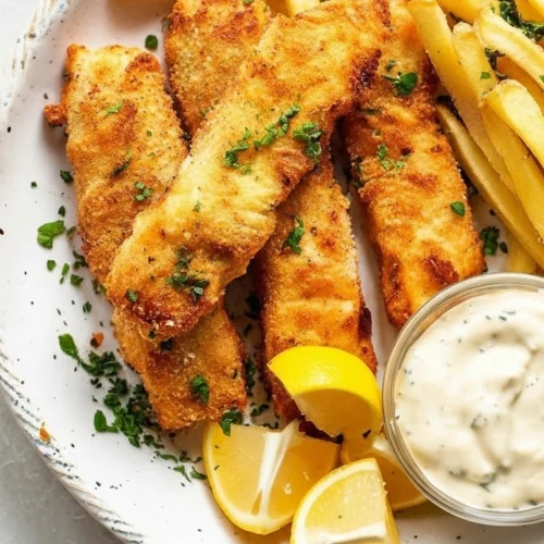 Recette de Fish and chips à l'airfryer rapide - Plats Air fryer
